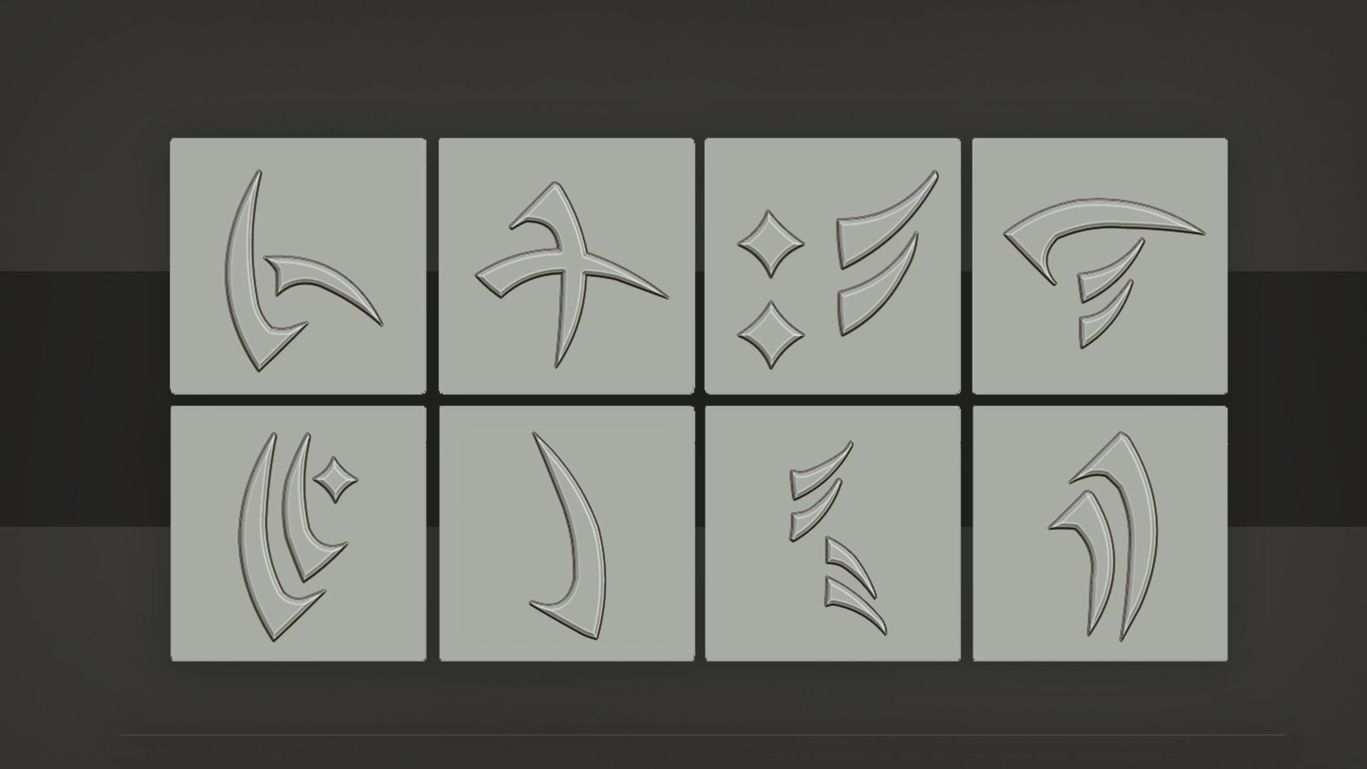 Stylized Magic Runes Texture | CGTrader
