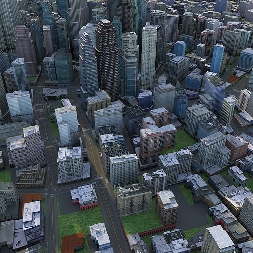 3D model City 86 VR / AR / low-poly | CGTrader