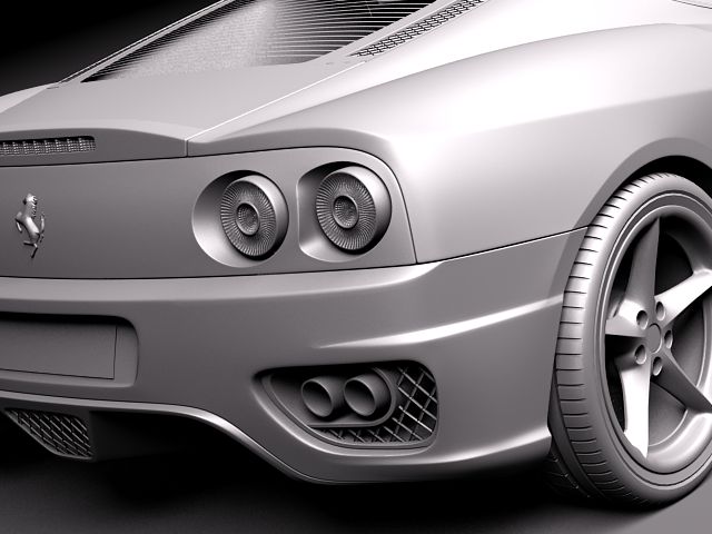 Ferrari 360 Modena 3D model | CGTrader