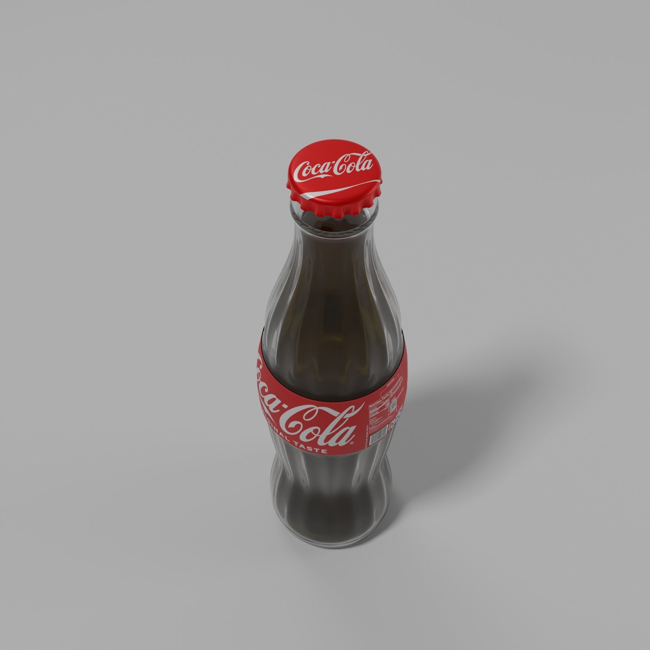 Coca Cola Glass Bottle 3D Model free 3D model | CGTrader