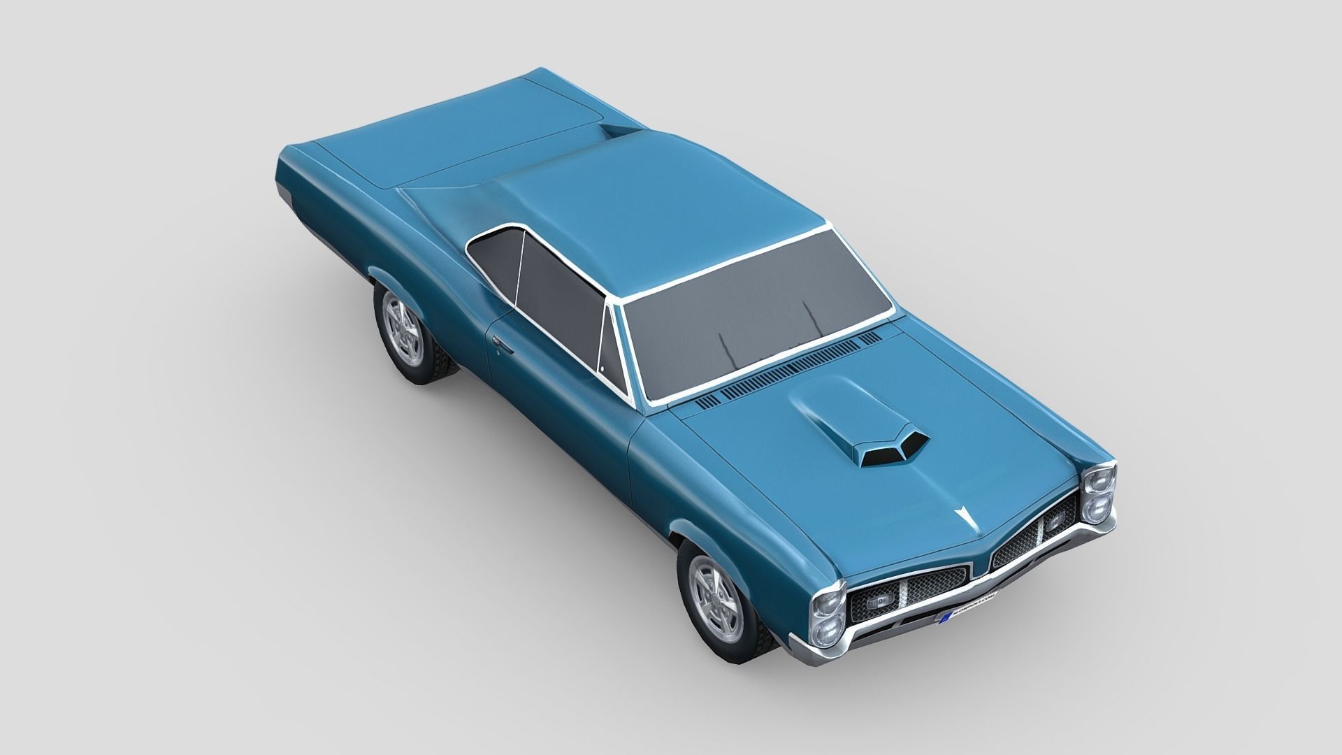 Pontiac GTO 1967 3D model | CGTrader