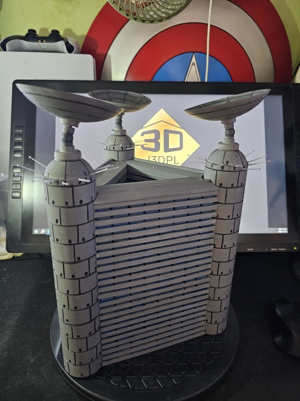 Conan Triangle Tower 3D model 3D printable | CGTrader