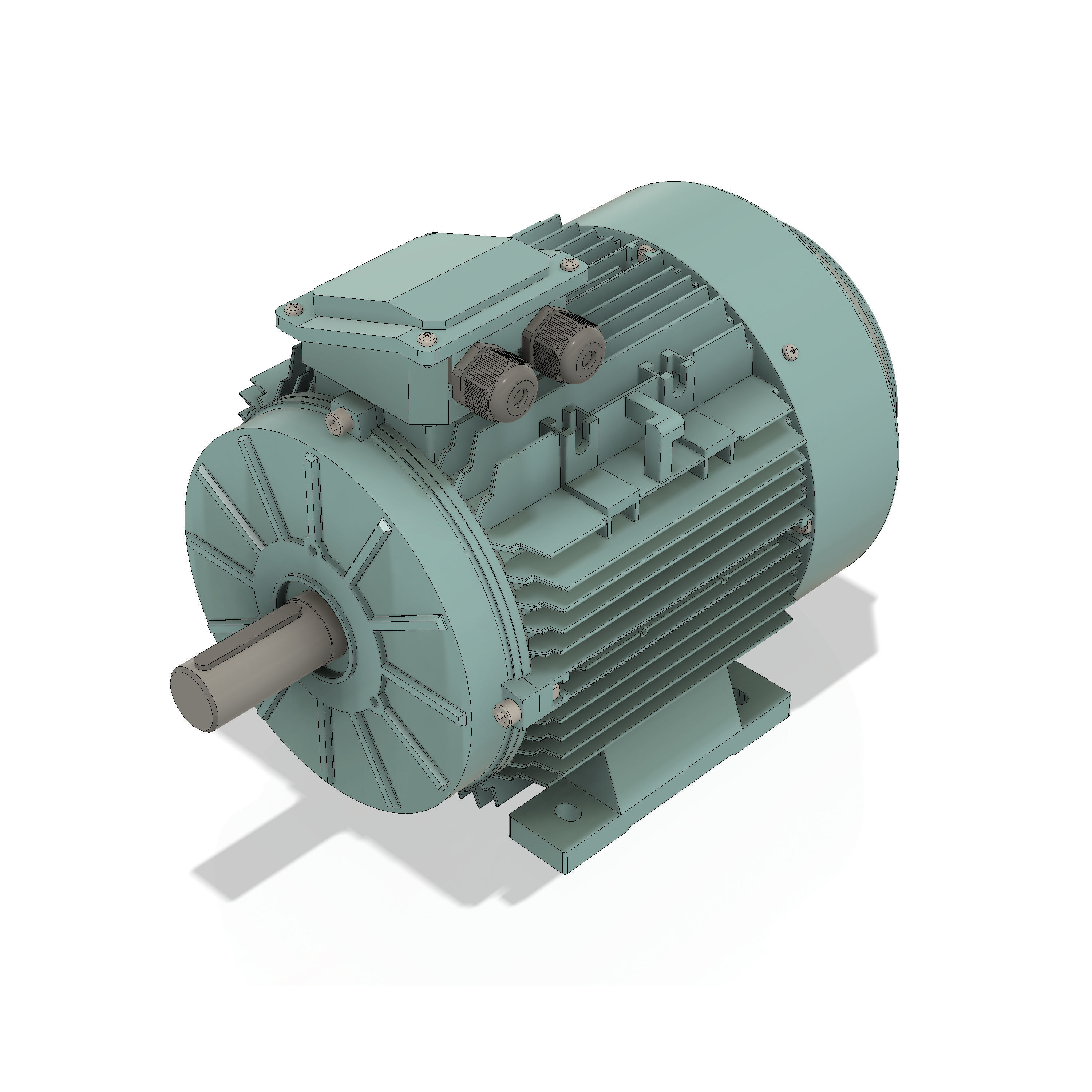 3 Phase AC induction motors - Frame size 132S 3D model | CGTrader