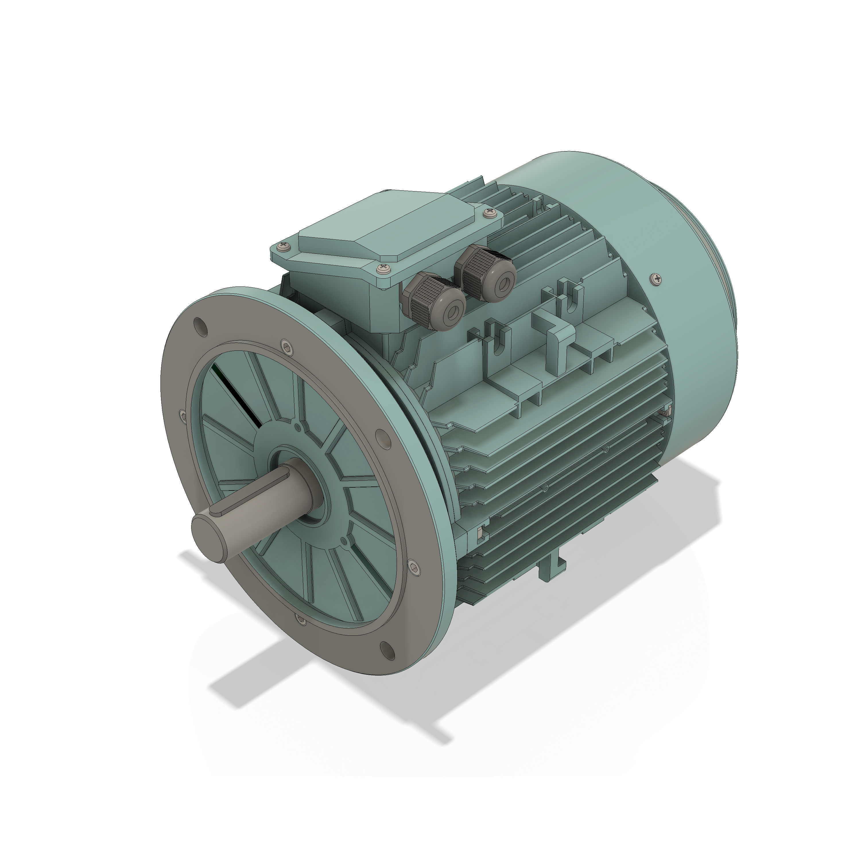 3 Phase AC induction motors - Frame size 132S 3D model | CGTrader
