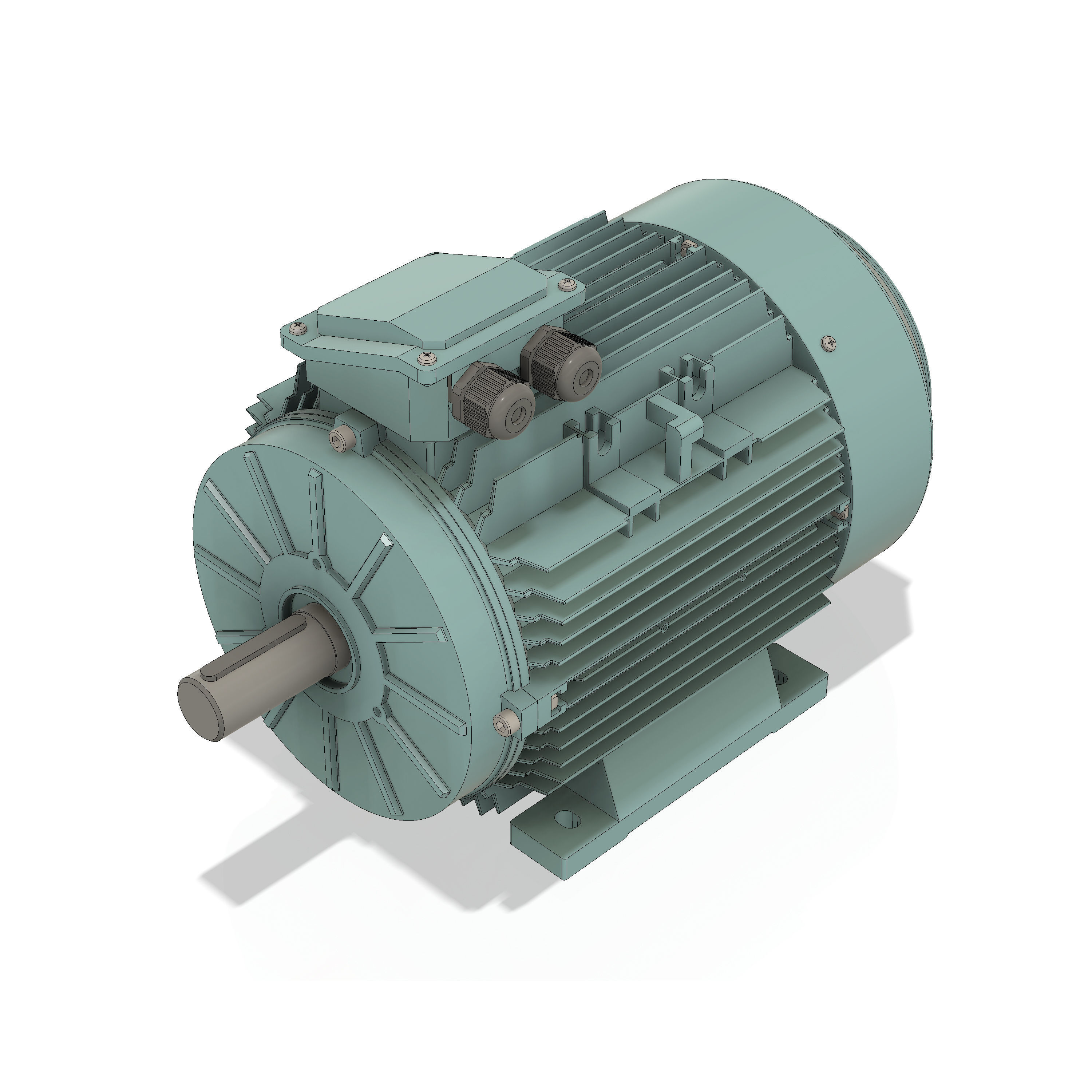 3 Phase AC induction motors - Frame size 132M 3D model | CGTrader
