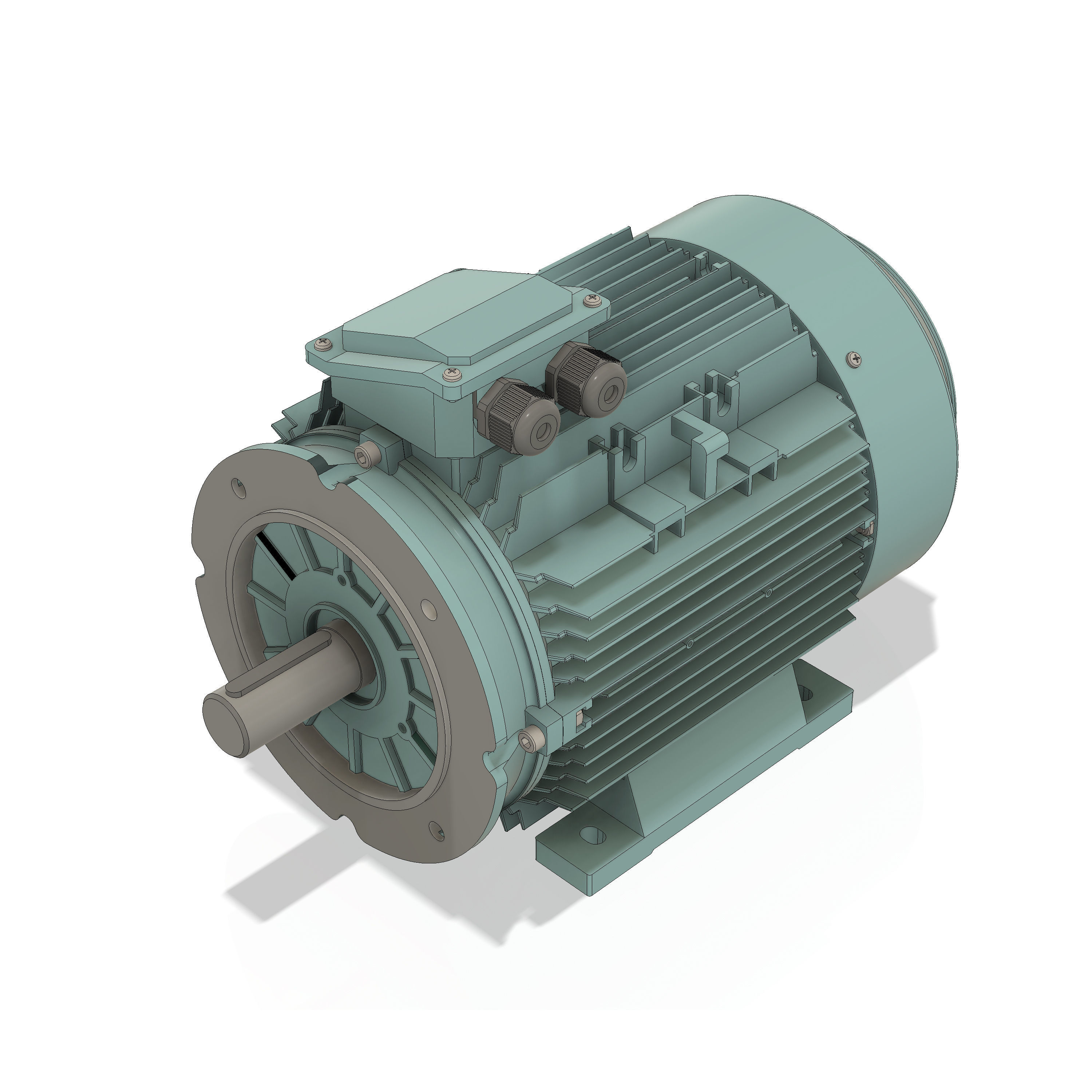3 Phase AC induction motors - Frame size 132M 3D model | CGTrader
