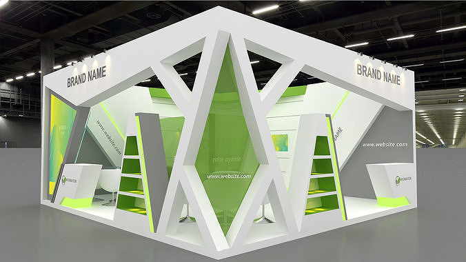 exhibition 3D model | CGTrader