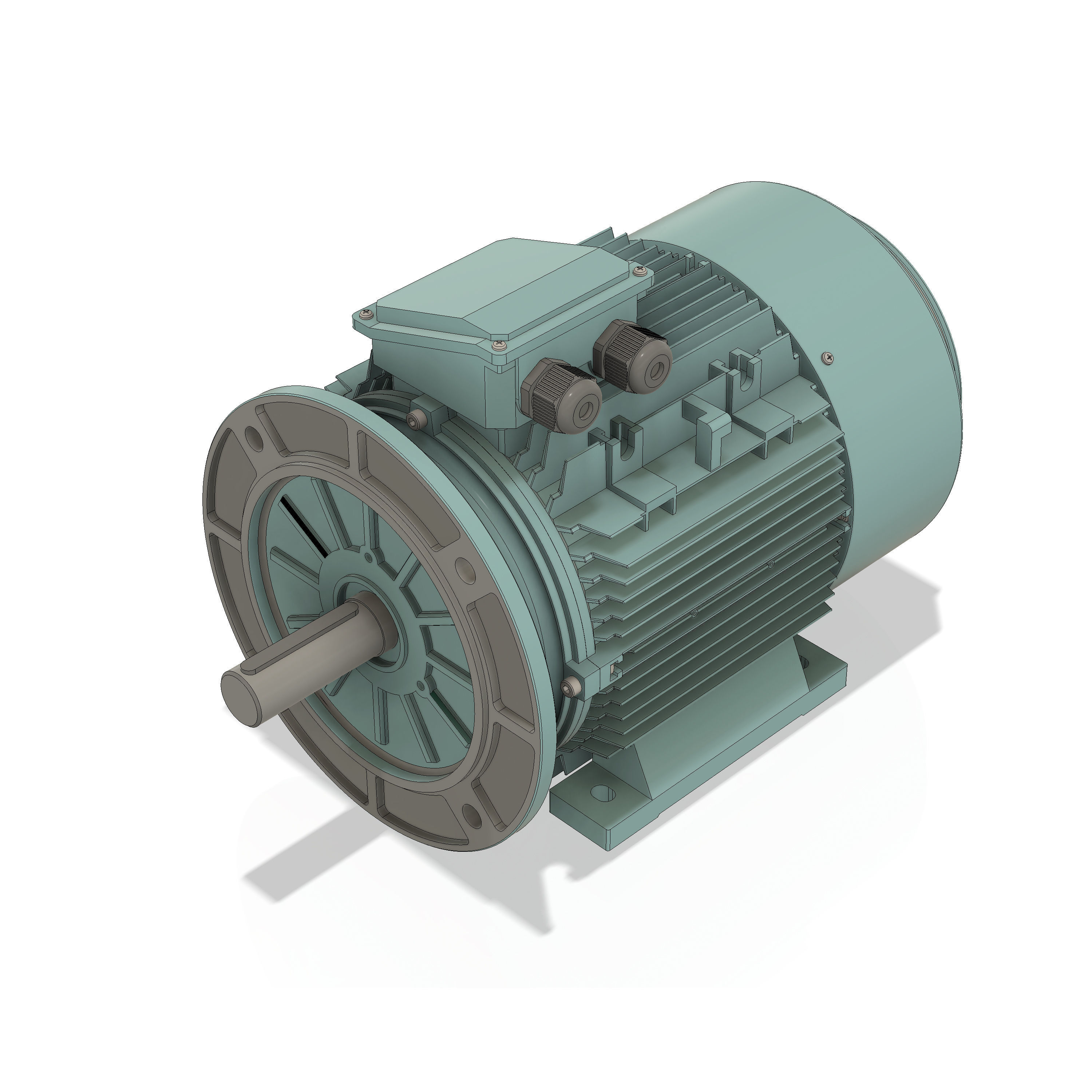 3 Phase AC induction motors - Frame size 160M 3D model | CGTrader