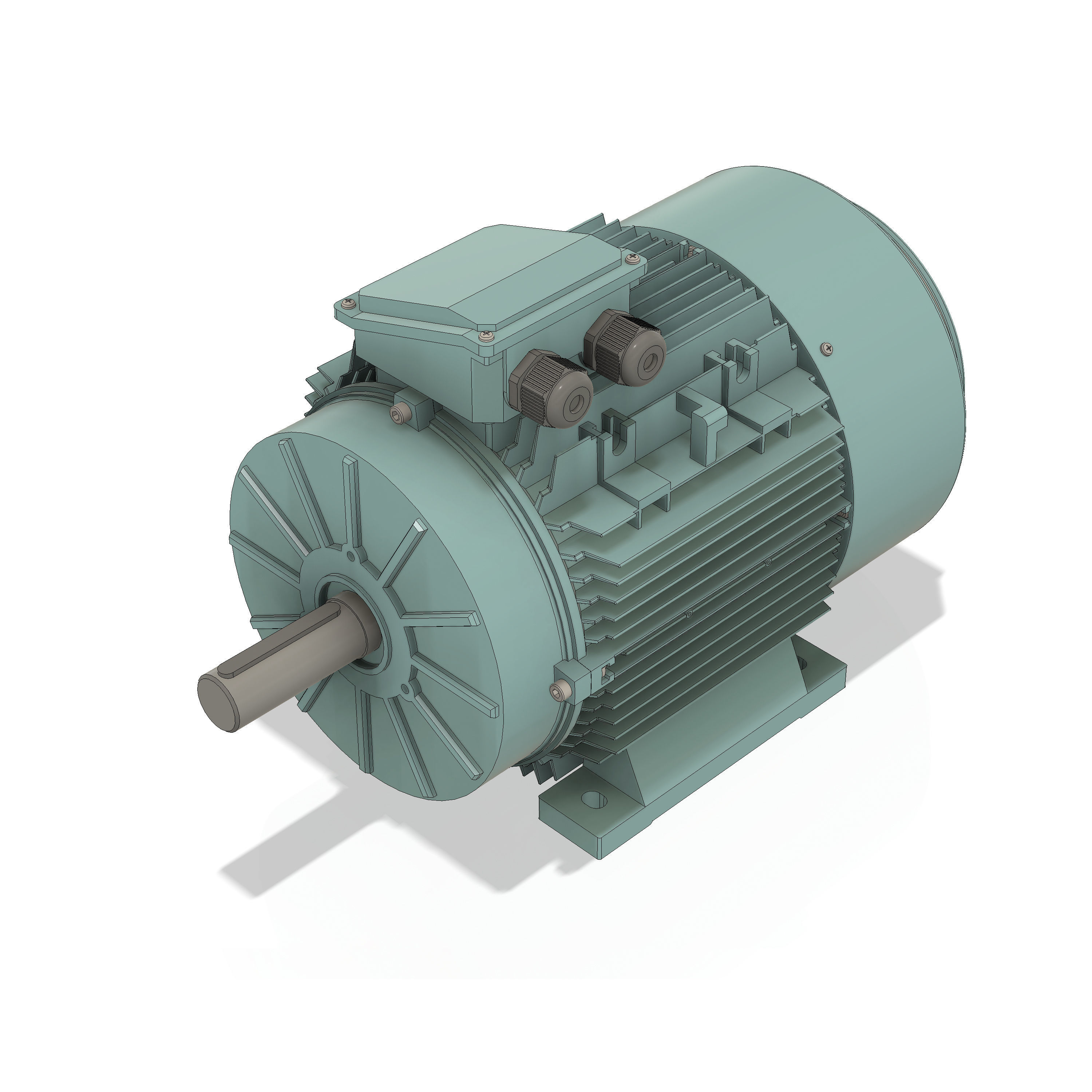 3 Phase AC induction motors - Frame size 160M 3D model | CGTrader