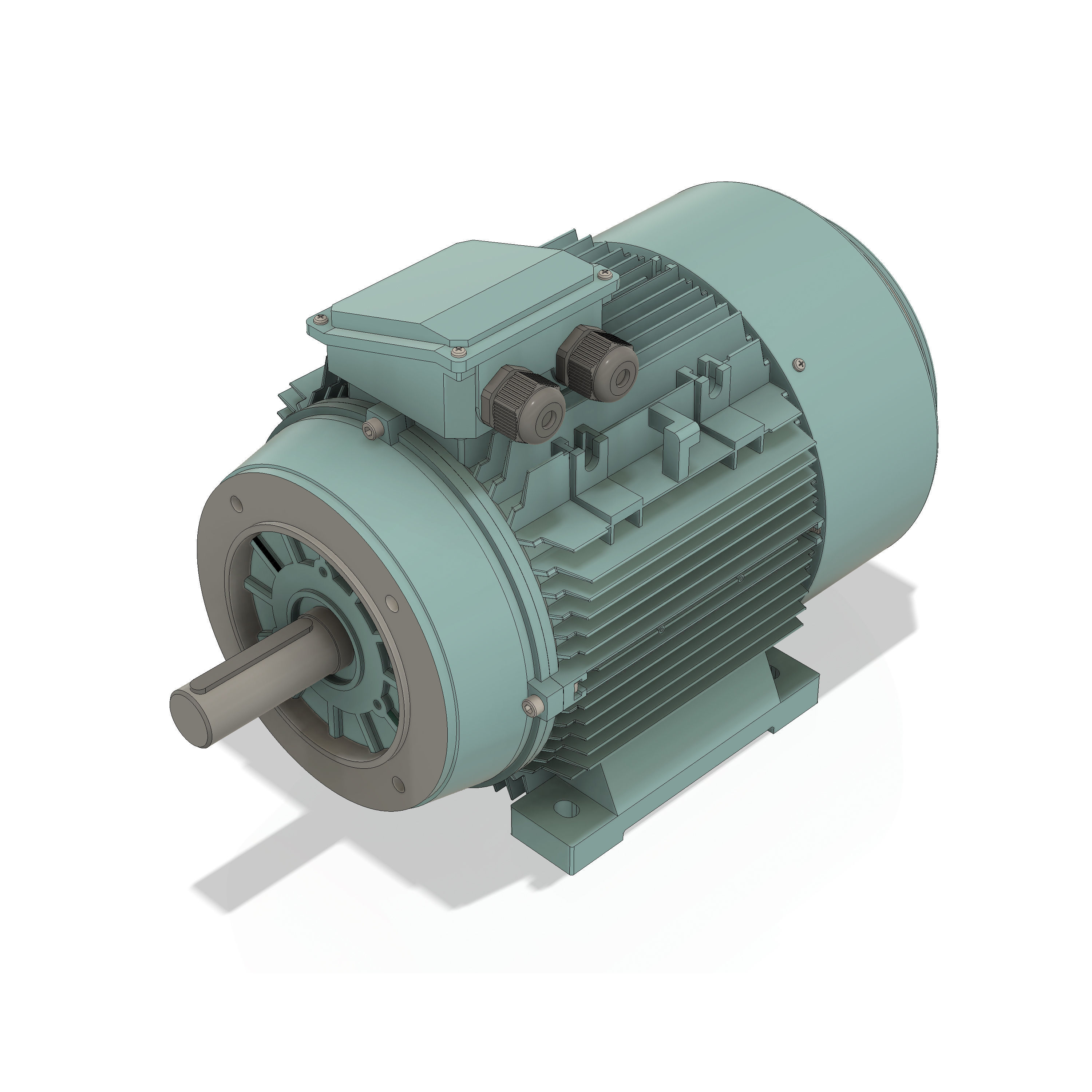 3 Phase AC induction motors - Frame size 160M 3D model | CGTrader