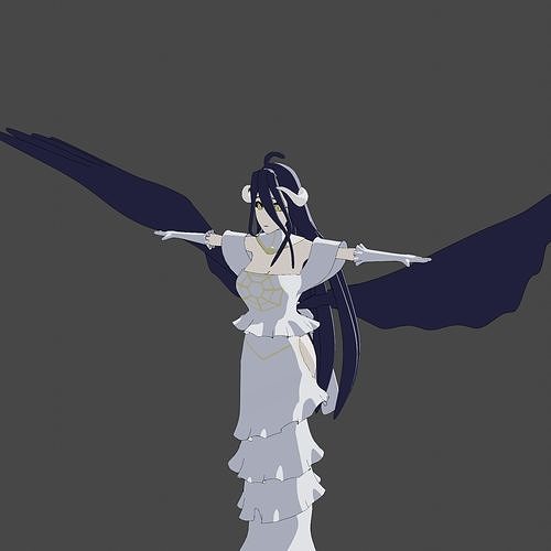 3D model Albedo Overlord anime VR / AR / low-poly | CGTrader