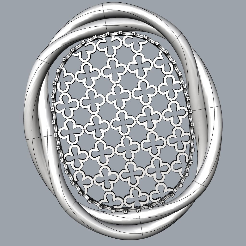 Cameo frame 3D model 3D printable | CGTrader