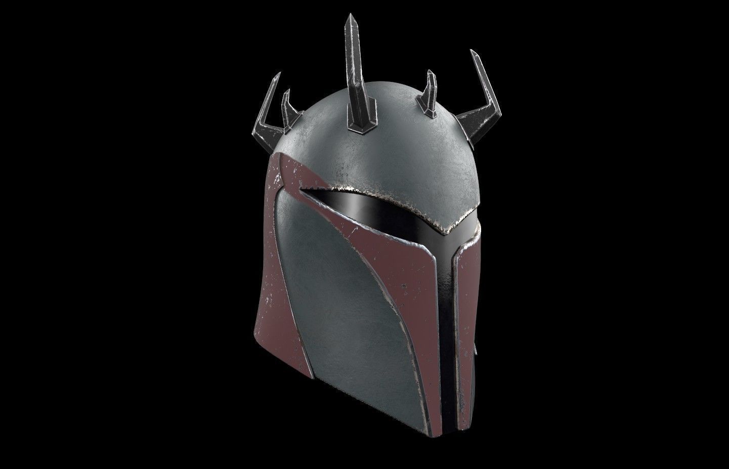 Mandalorian Maul Loyalist female Ahsoka Helmet 3d digital 3D model 3D ...