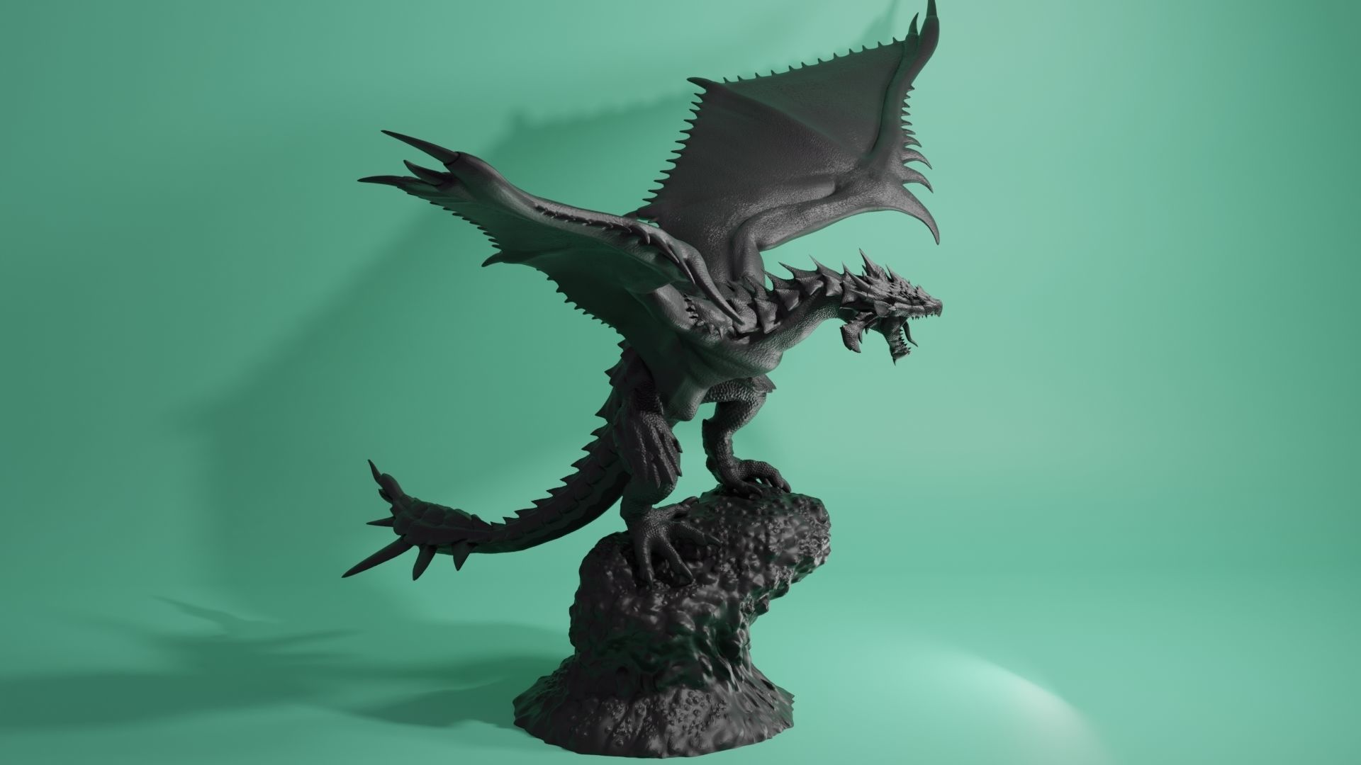 Monster Hunter Rathalos 3D model 3D printable | CGTrader
