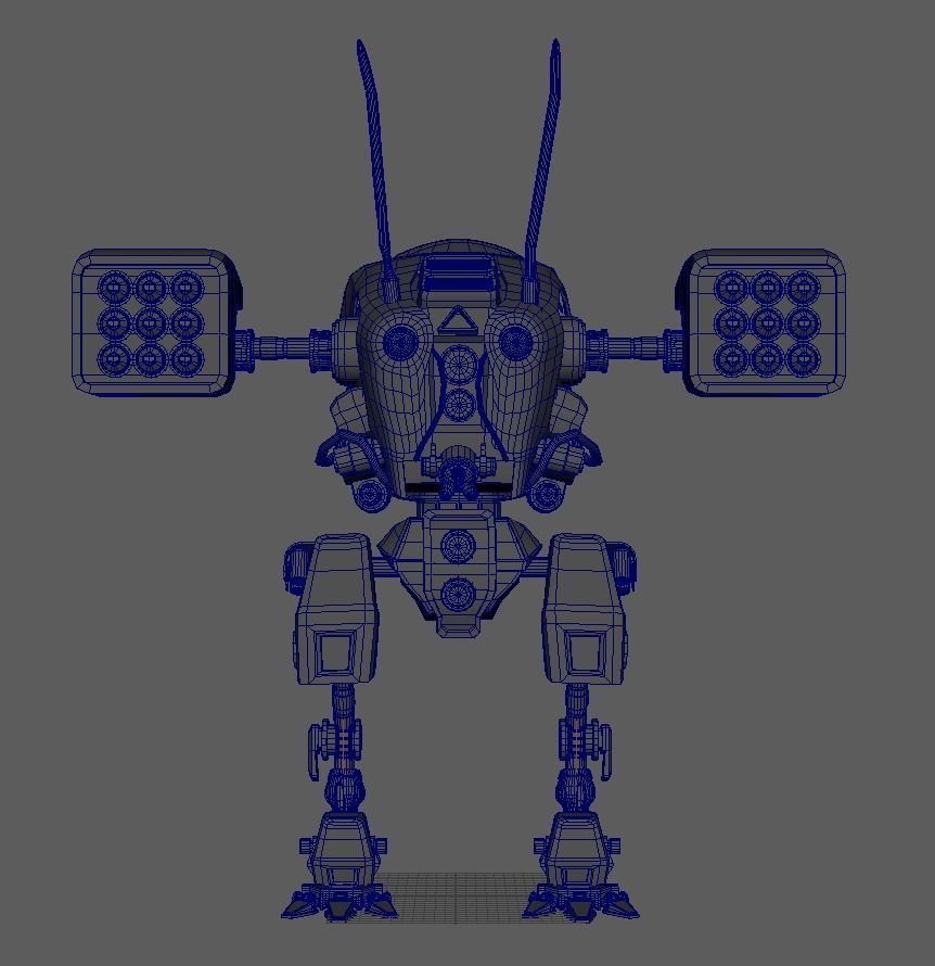 Insectoid MLRS-Robot 3D model 3D printable | CGTrader