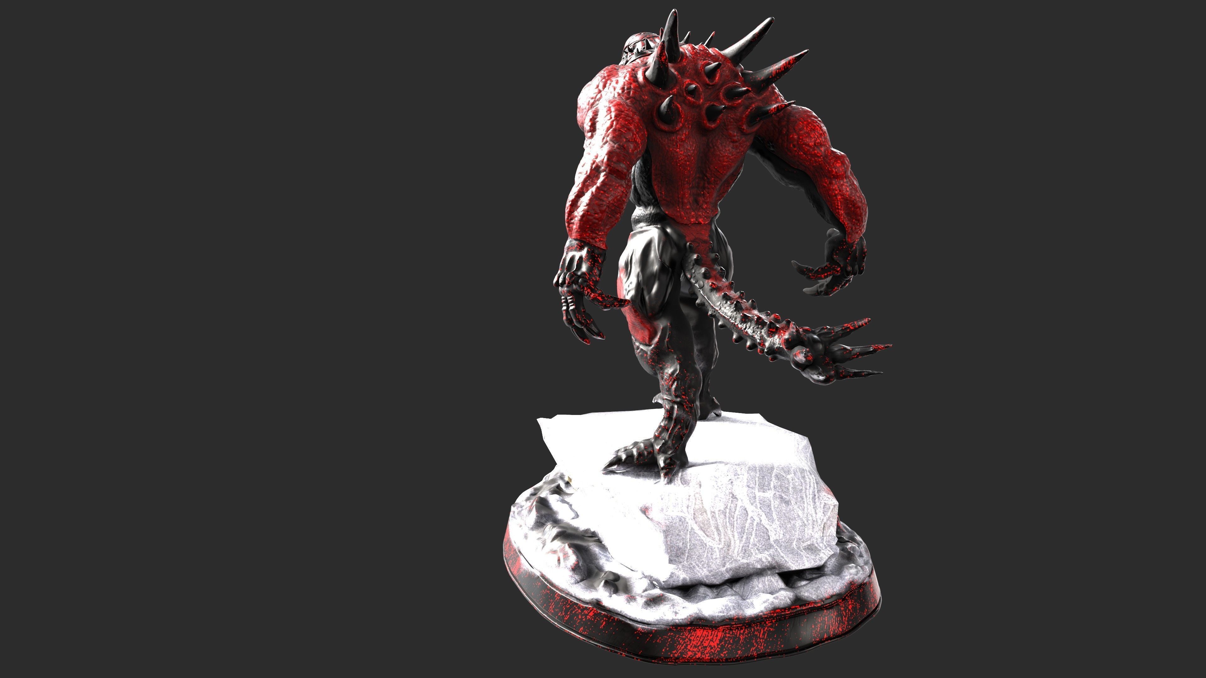 Moustro Goliath de Evolve 3D model 3D printable | CGTrader