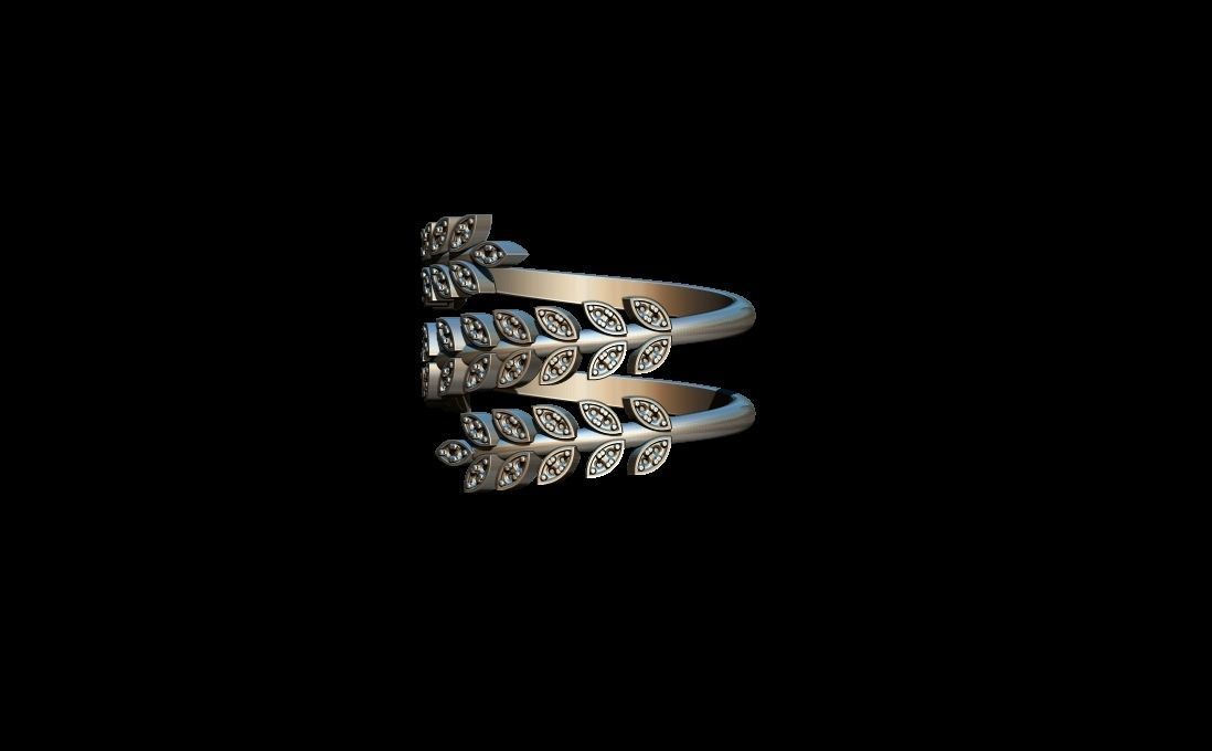 Olympic crown ring 3D model 3D printable | CGTrader