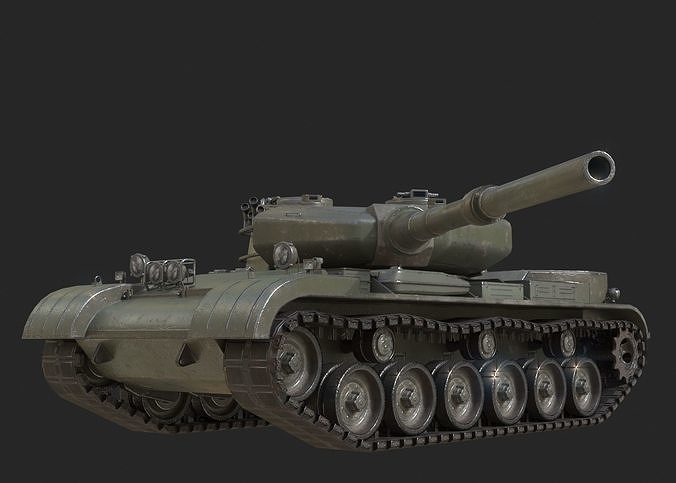 3D model 3 coatings of PLA Army WZ1224 Main Battle Tank MBT VR / AR ...