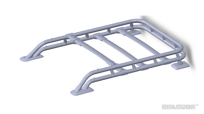 2019 Toyota 4Runner TRD Pro Genuine OEM Roof Rack 3D model | CGTrader
