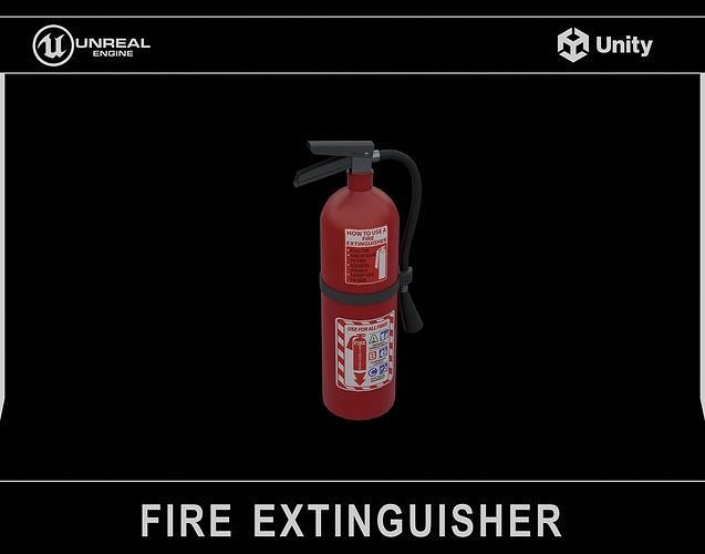 3D model Fire Extinguisher VR / AR / low-poly | CGTrader