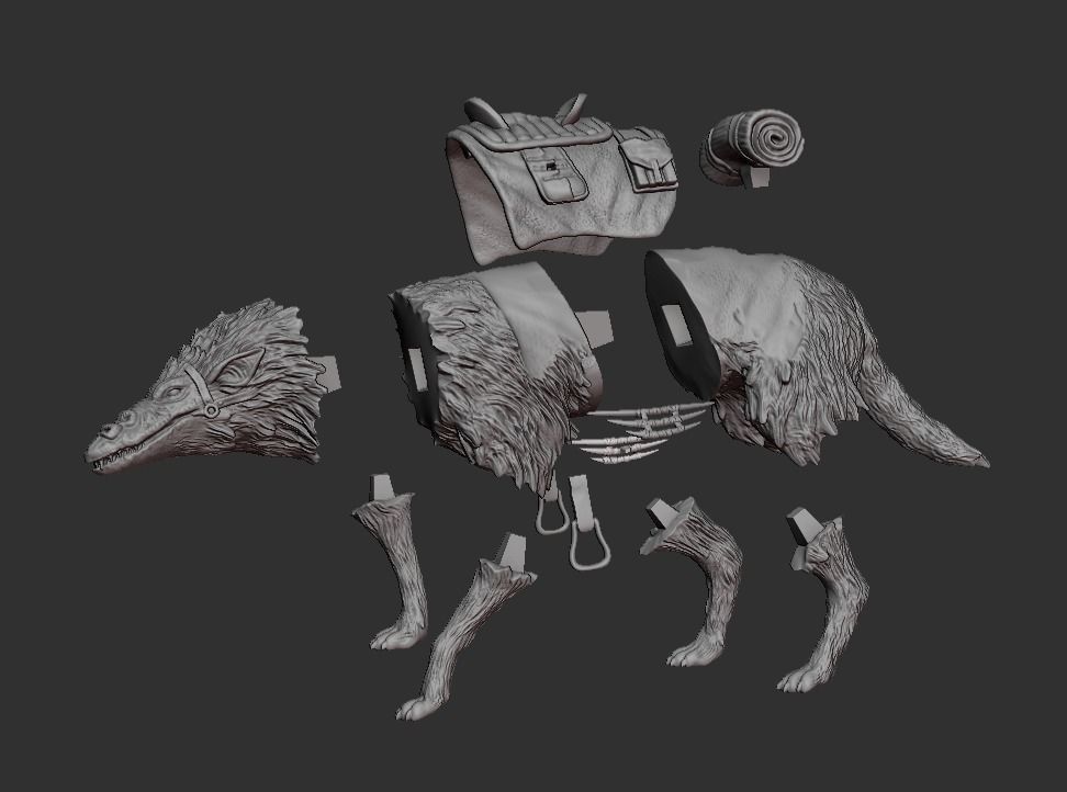 howler 3D model 3D printable | CGTrader