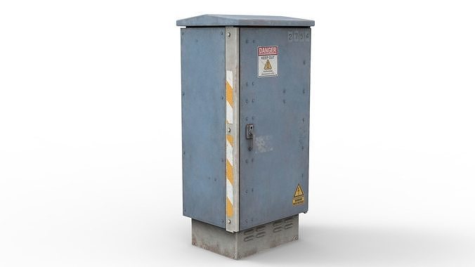 Utility Box 3D model | CGTrader