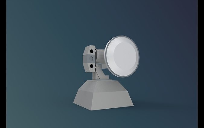 CEROS 200 FIRE CONTROL RADAR SHIP 3D model 3D printable | CGTrader
