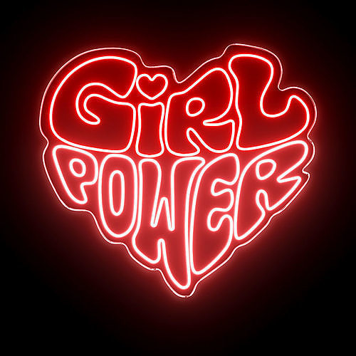 Girl Power Neon Sign 3D model | CGTrader
