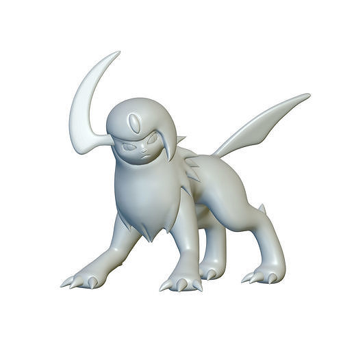 Pokemon Absol - 359 3D model 3D printable | CGTrader