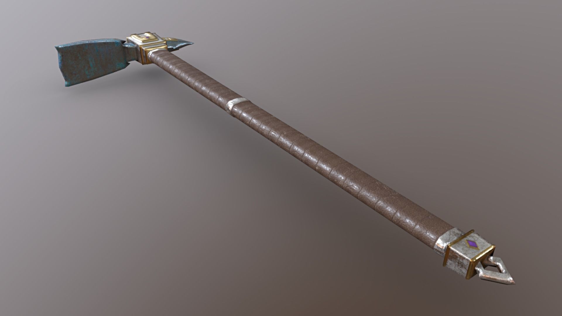 3D model Hoe - Mithril VR / AR / low-poly | CGTrader