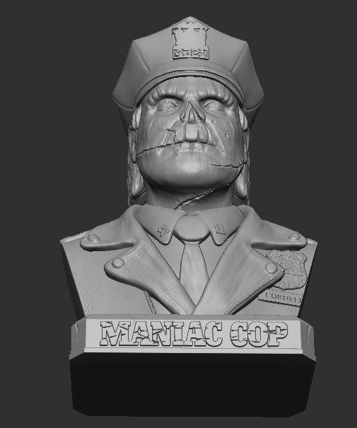 Maniac Cop Officer Matthew Cordell 3D model 3D printable | CGTrader
