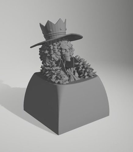 Brook One piece keycaps 3D model 3D printable | CGTrader