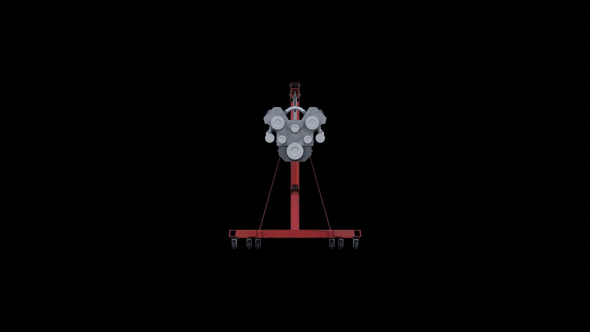 3D model Car Engine Lifter VR / AR / low-poly | CGTrader