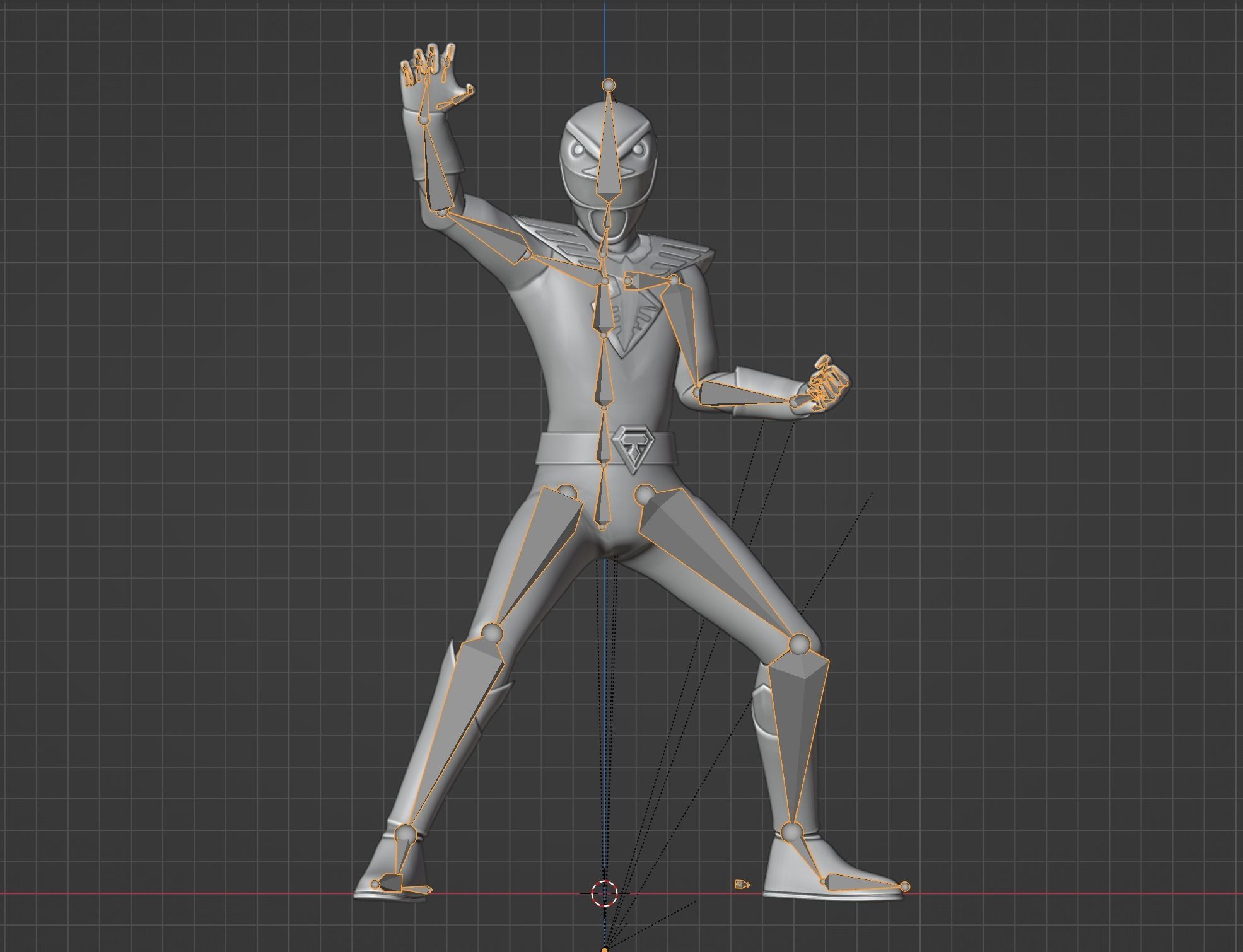 Yellow Owl - Chojin Sentai Jetman 3D model rigged | CGTrader