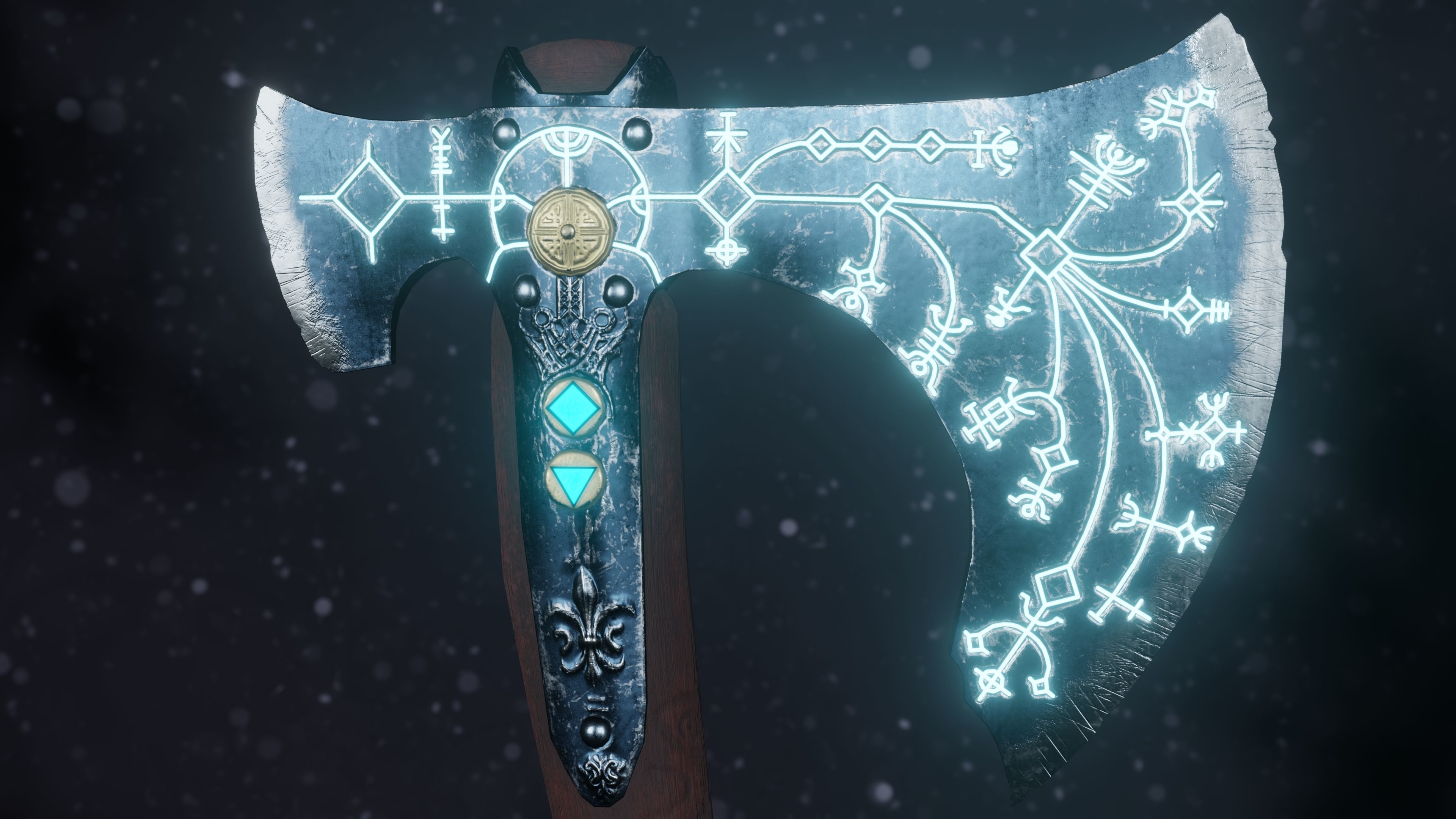 3D model Leviathan Axe Game Ready from God of War VR / AR / low-poly | CGTrader