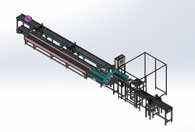 Conveyor Automation 3D model | CGTrader