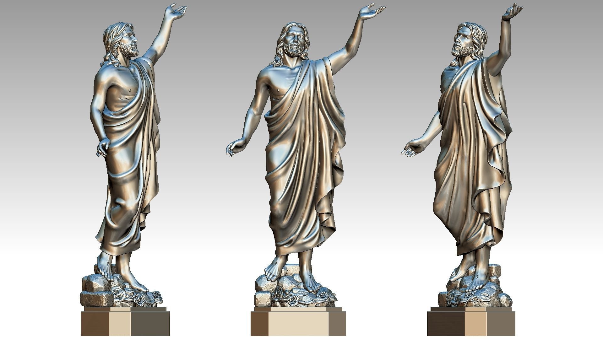 Resurrection of Jesus Christ 3D model 3D printable | CGTrader