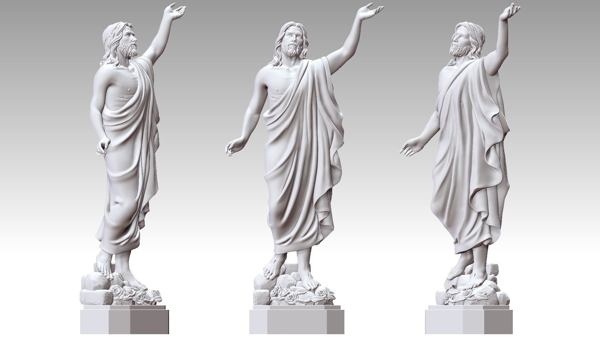 Resurrection of Jesus Christ 3D model 3D printable | CGTrader