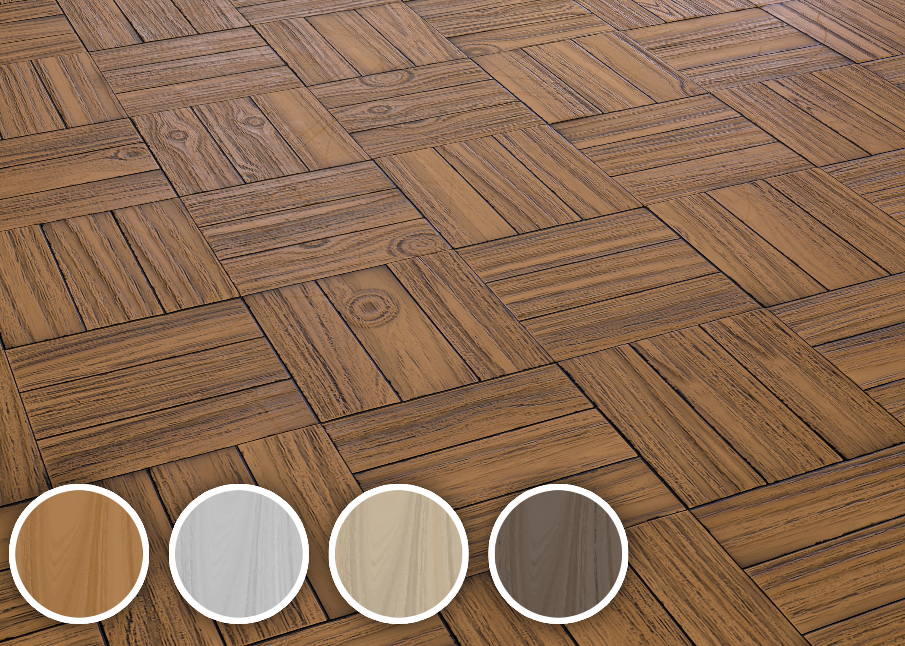 wooden parquet tile PBR Texture 003 Texture | CGTrader