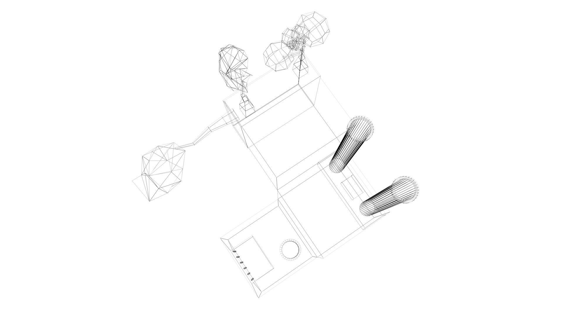 3D model Low Poly Cube World VR / AR / low-poly | CGTrader