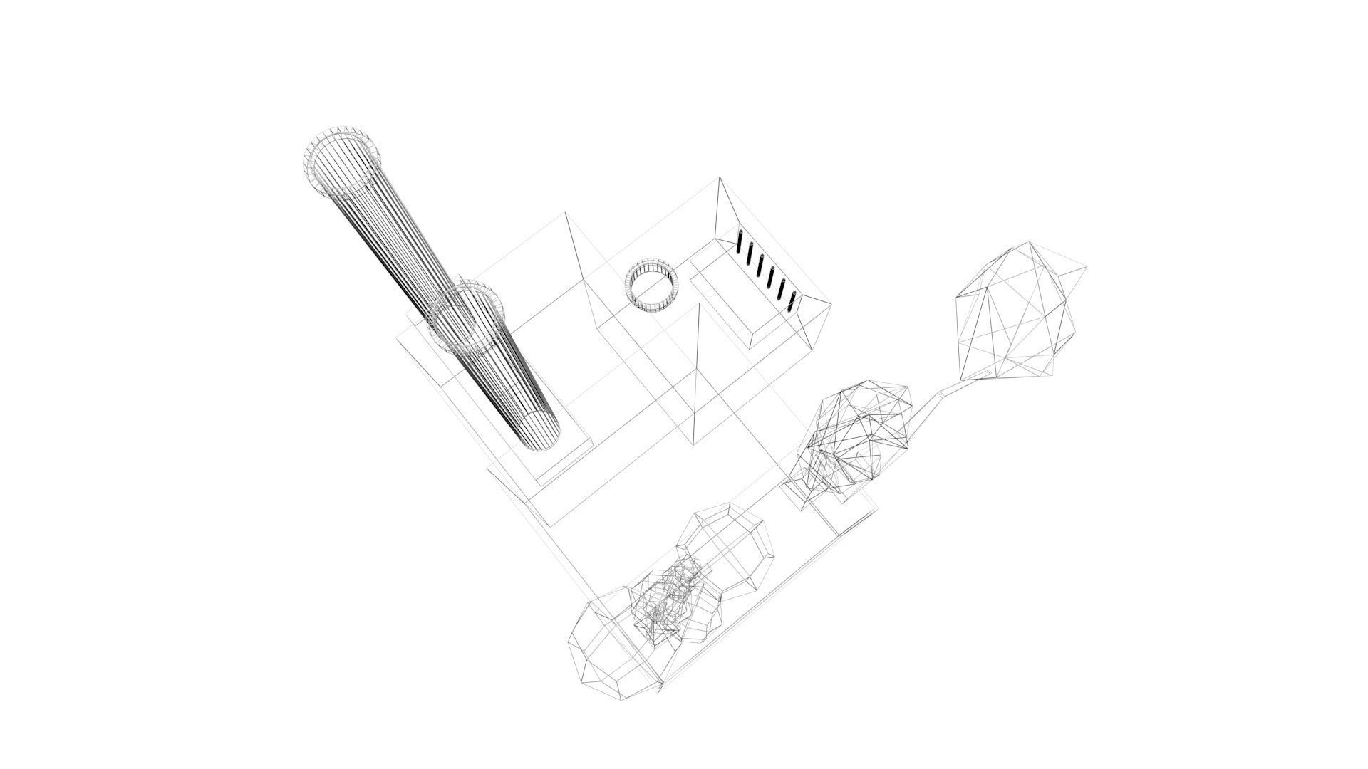 3D model Low Poly Cube World VR / AR / low-poly | CGTrader