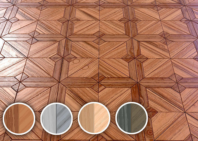 wooden parquet tile PBR Texture 005 Texture | CGTrader