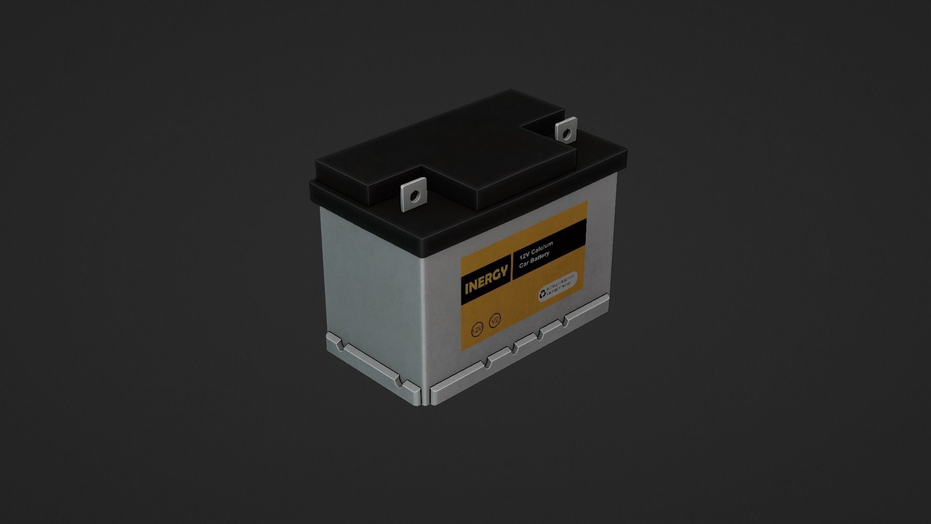 3D model Car Battery VR / AR / low-poly | CGTrader