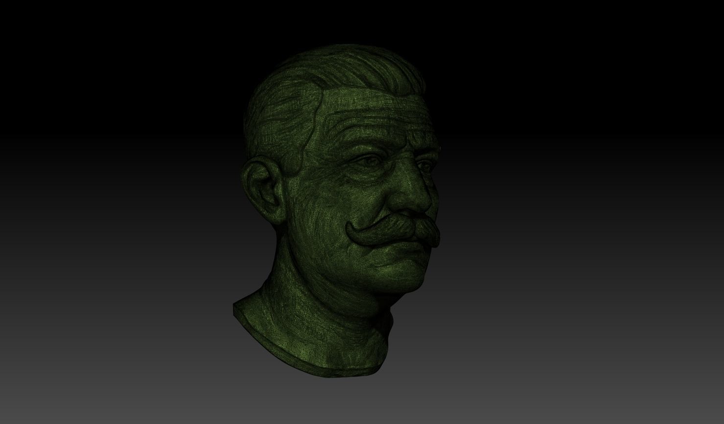 Male Head Print Ready 3D model 3D printable | CGTrader
