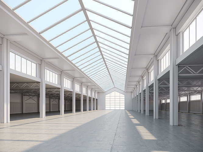 3D model low poly warehouse 17 VR / AR / low-poly | CGTrader