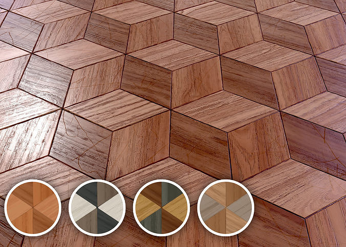 wooden parquet tile PBR Texture 009 Texture | CGTrader
