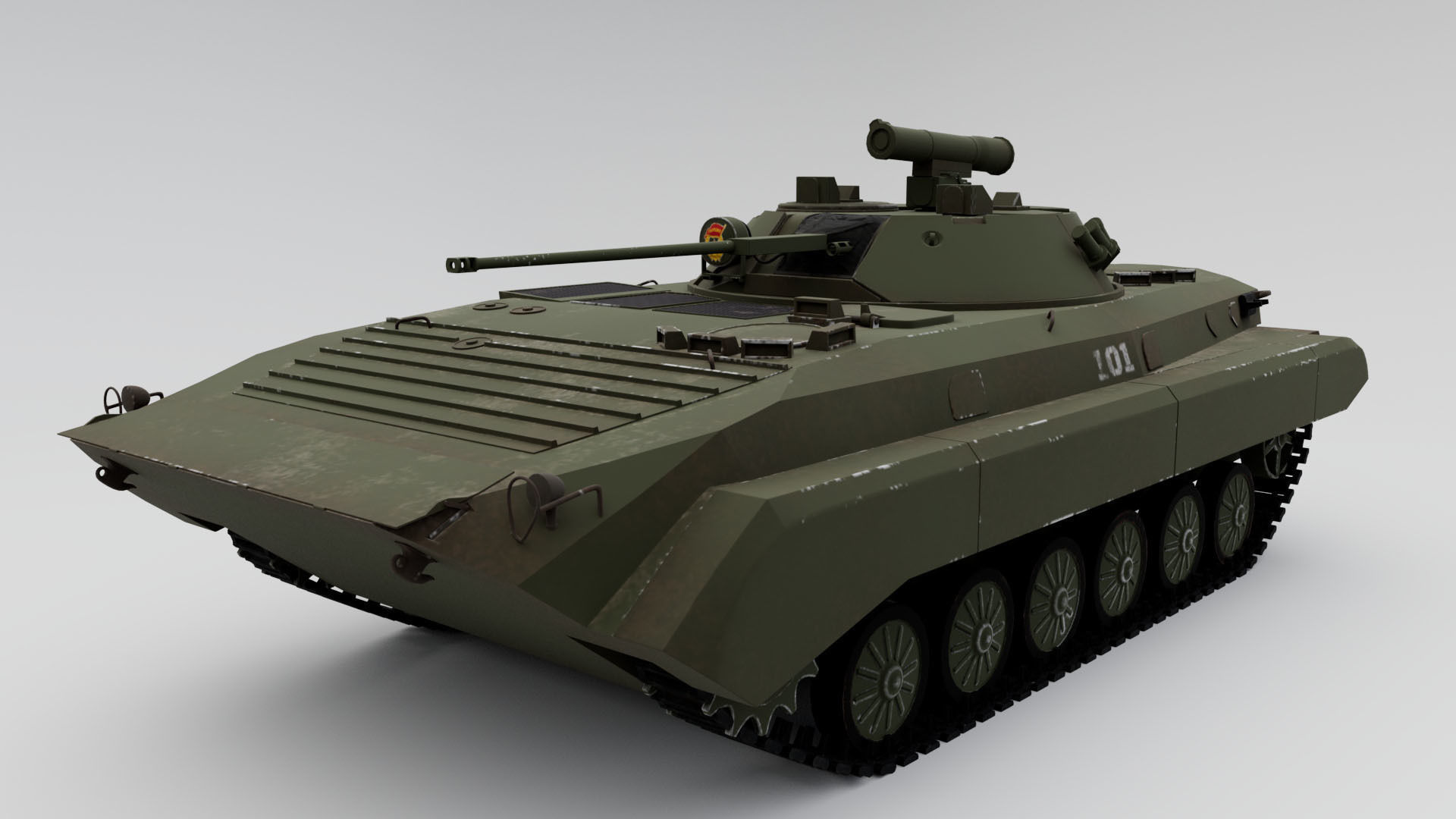 3D model BMP-2 VR / AR / low-poly | CGTrader