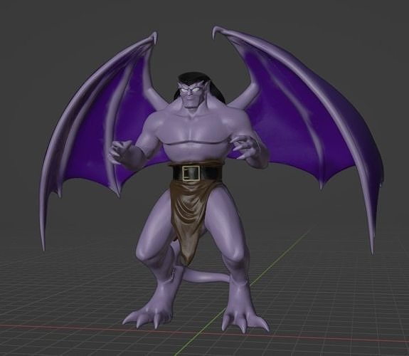 gargoyles goliath 3D model 3D printable | CGTrader