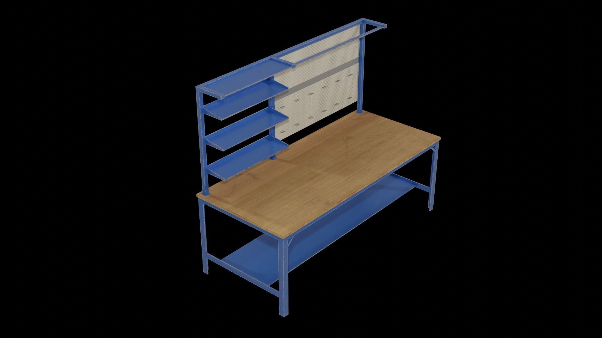 3D model Workbench VR / AR / low-poly | CGTrader