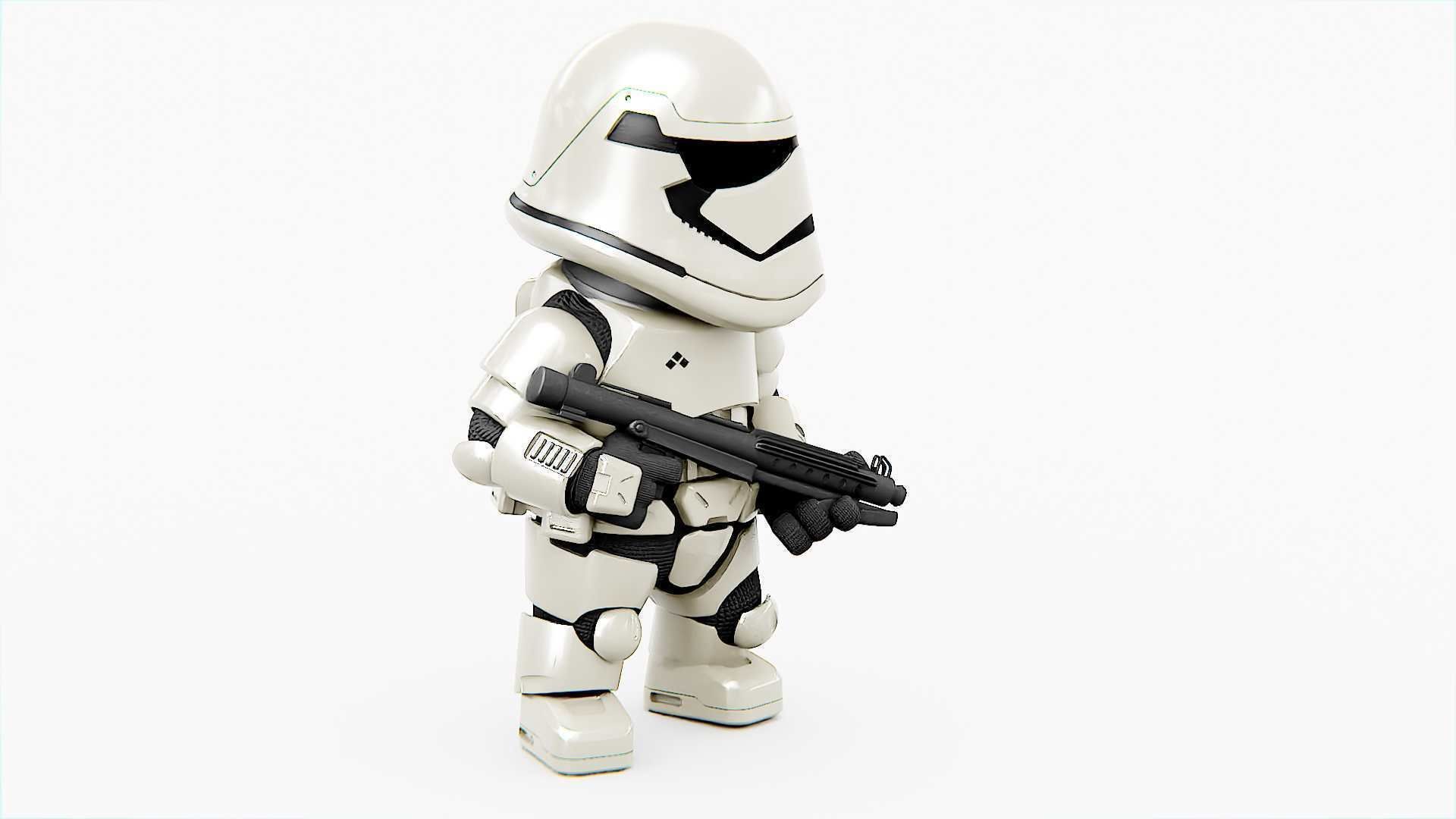 IMPERIAL TROOPER Rigged for Unreal Engine - Unity - MIXAMO 3D model ...